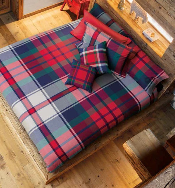 Lenzuola matrimoniale BOSSI 7315 Cooper tinto filo